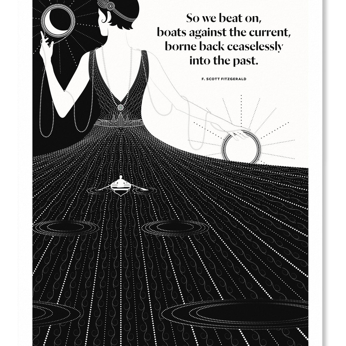 F. Scott Fitzgerald Literary Art Print — Obvious State