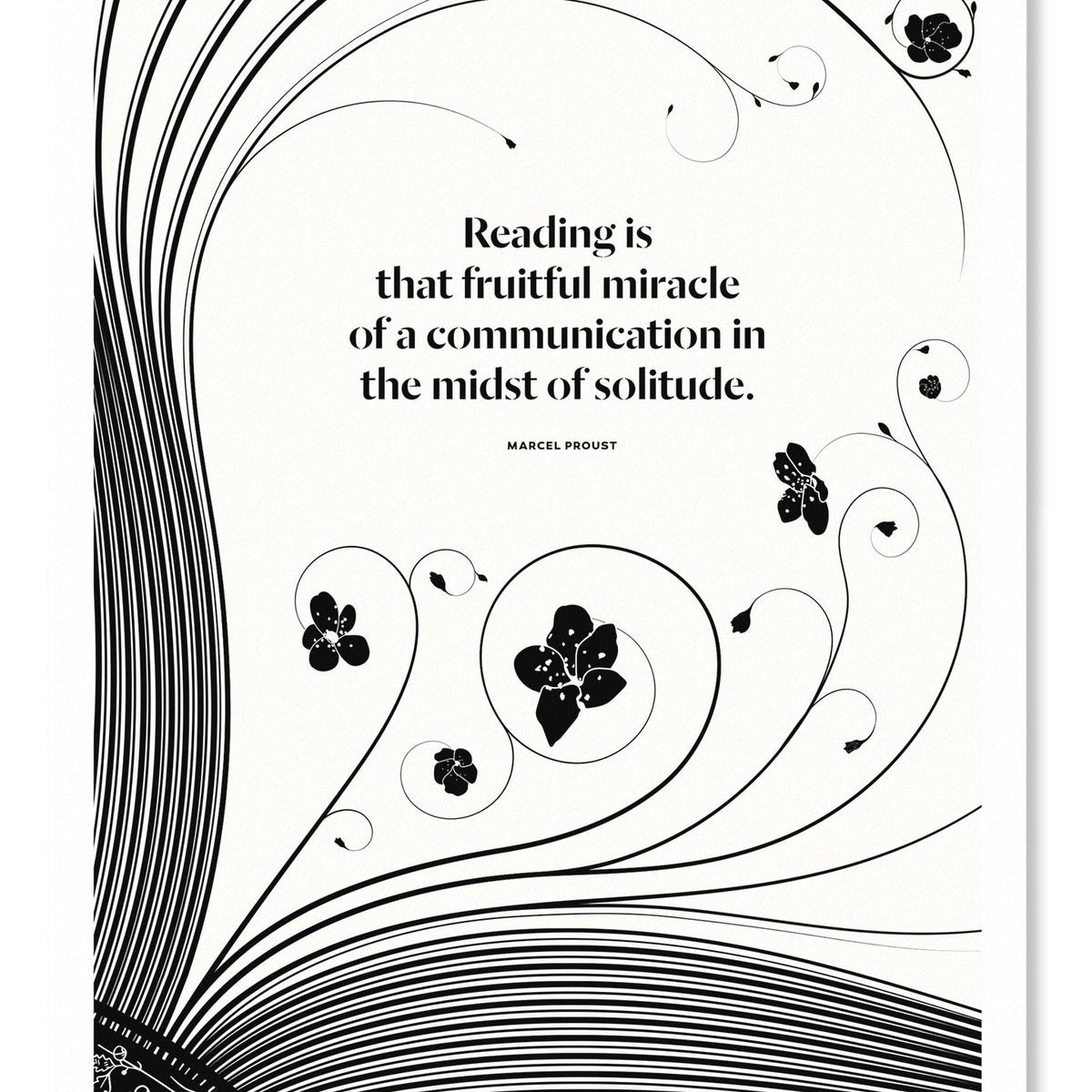 Marcel Proust Literary Art Print — Obvious State