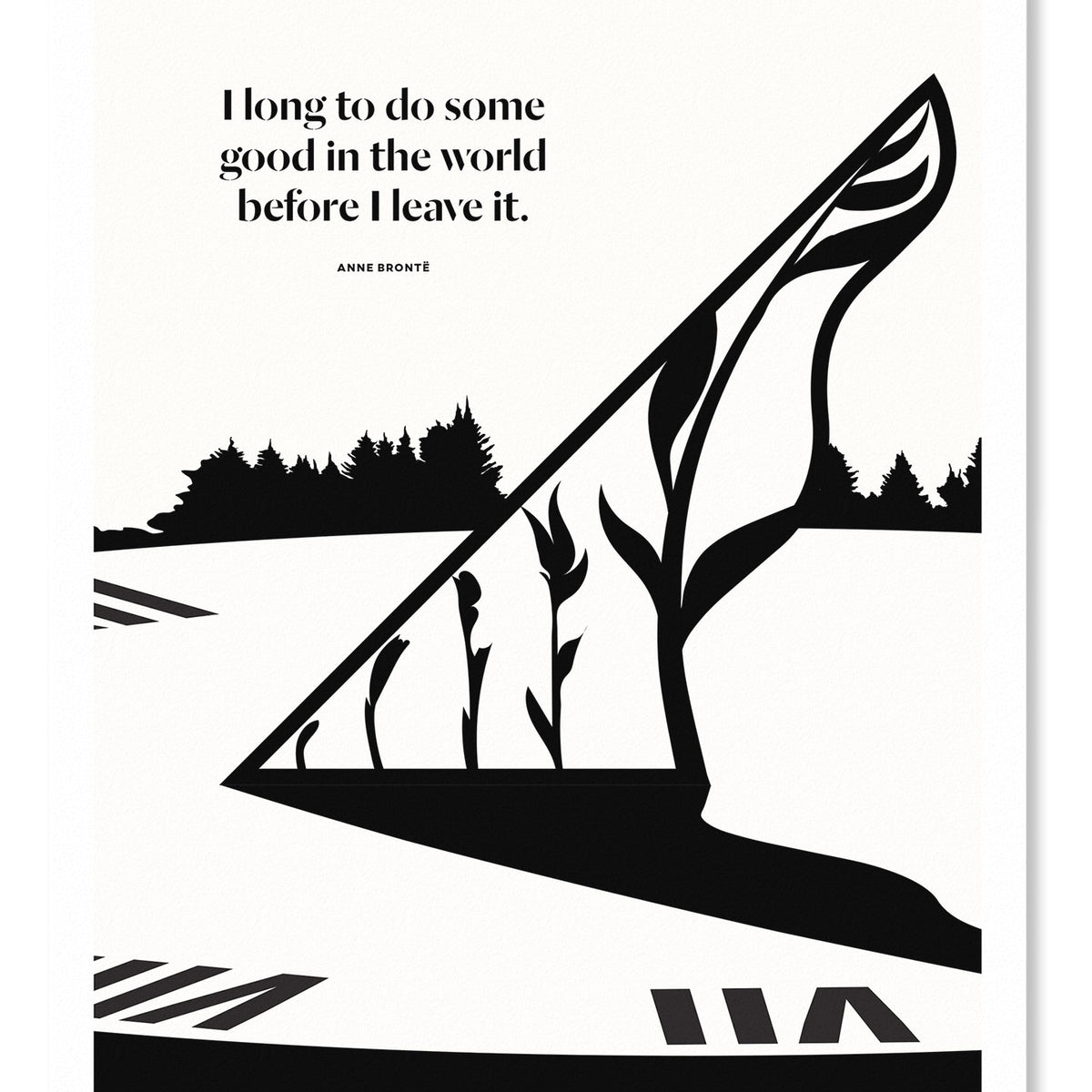 Anne Brontë Literary Art Print - Obvious State