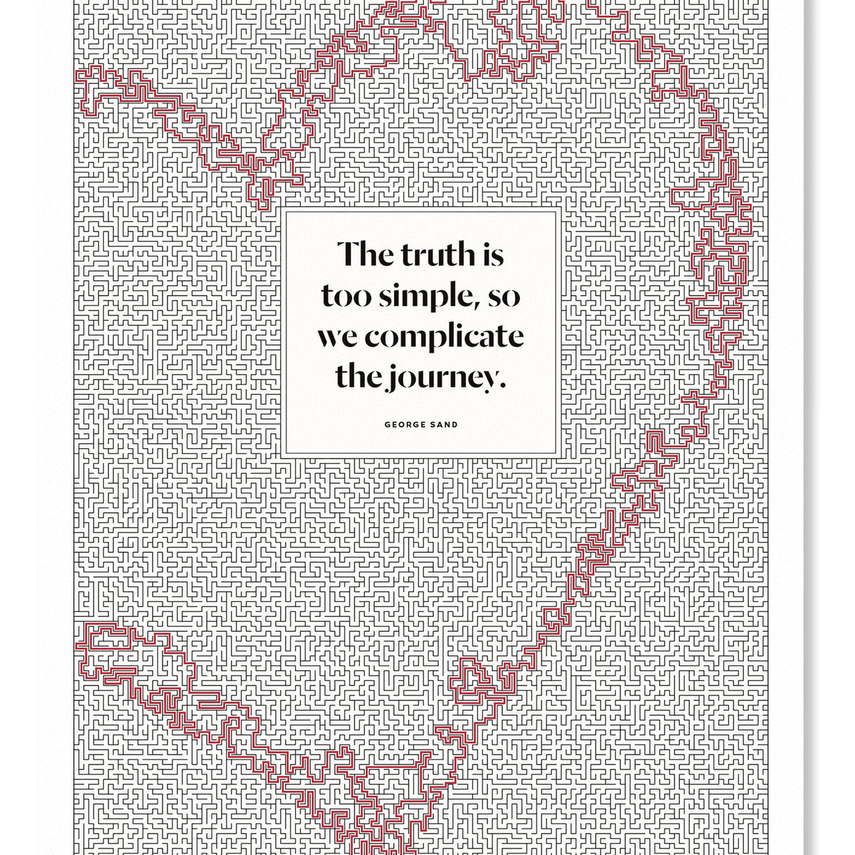 George Sand Literary Art Print — Obvious State